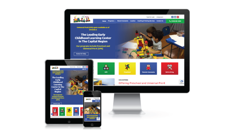 Kids Express Website Design | Capital District Digital